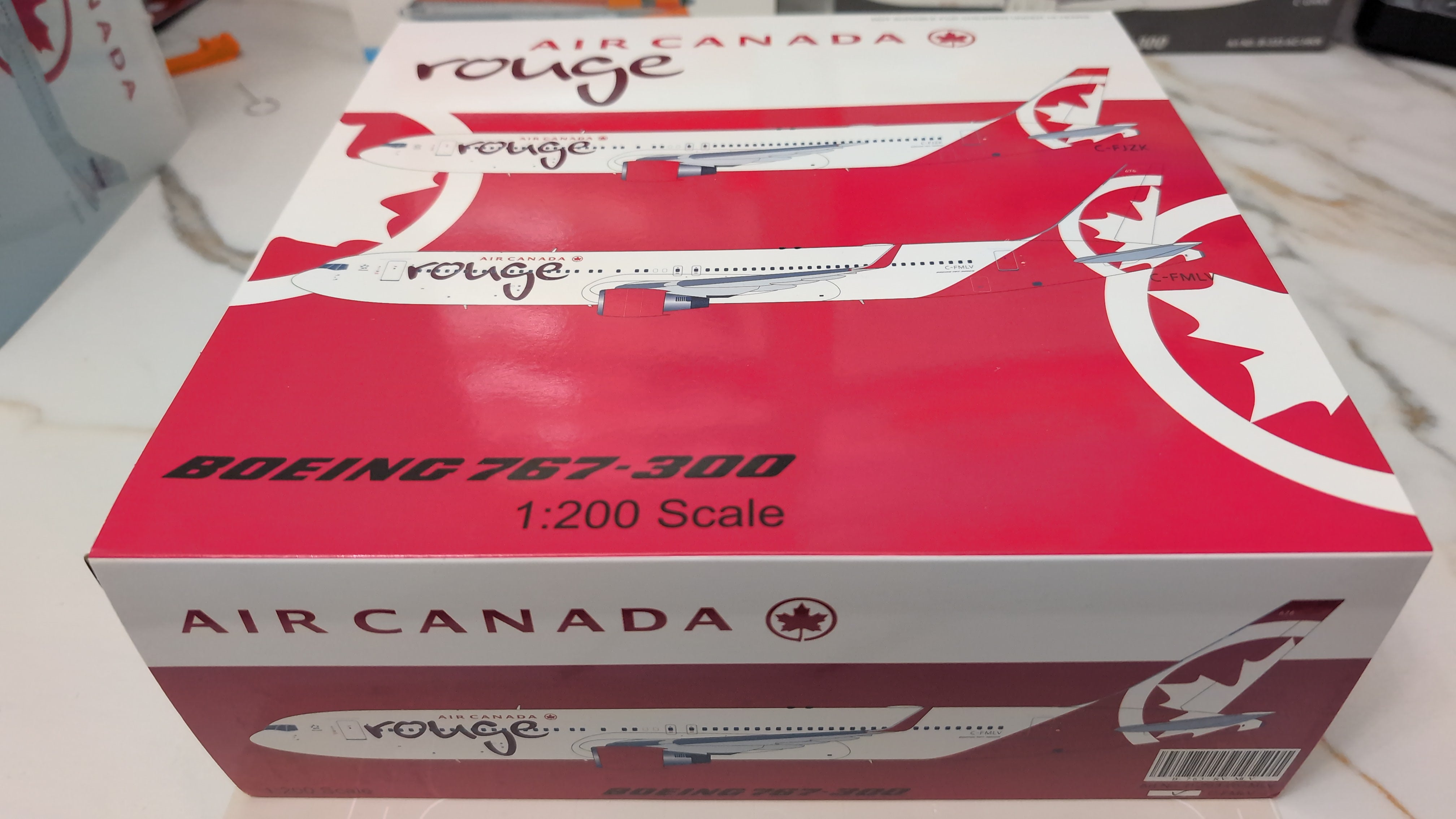 Inflight 200 air Canada Rouge B767-300 C-FJZK – North Pacific Diecast